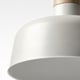 BUNKEFLO pendant lamp, white/birch, 36 cm - IKEA Germany