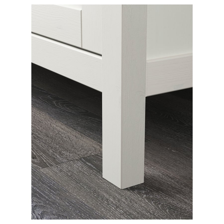 HEMNES wardrobe with 2 sliding doors, white stain, 120x197 cm - IKEA ...