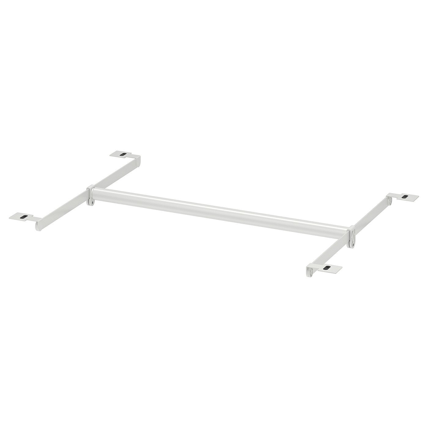 HJÄLPA clth rail+2 susp rail+2 pck fitting, adjustable/white, 60-100x55 ...