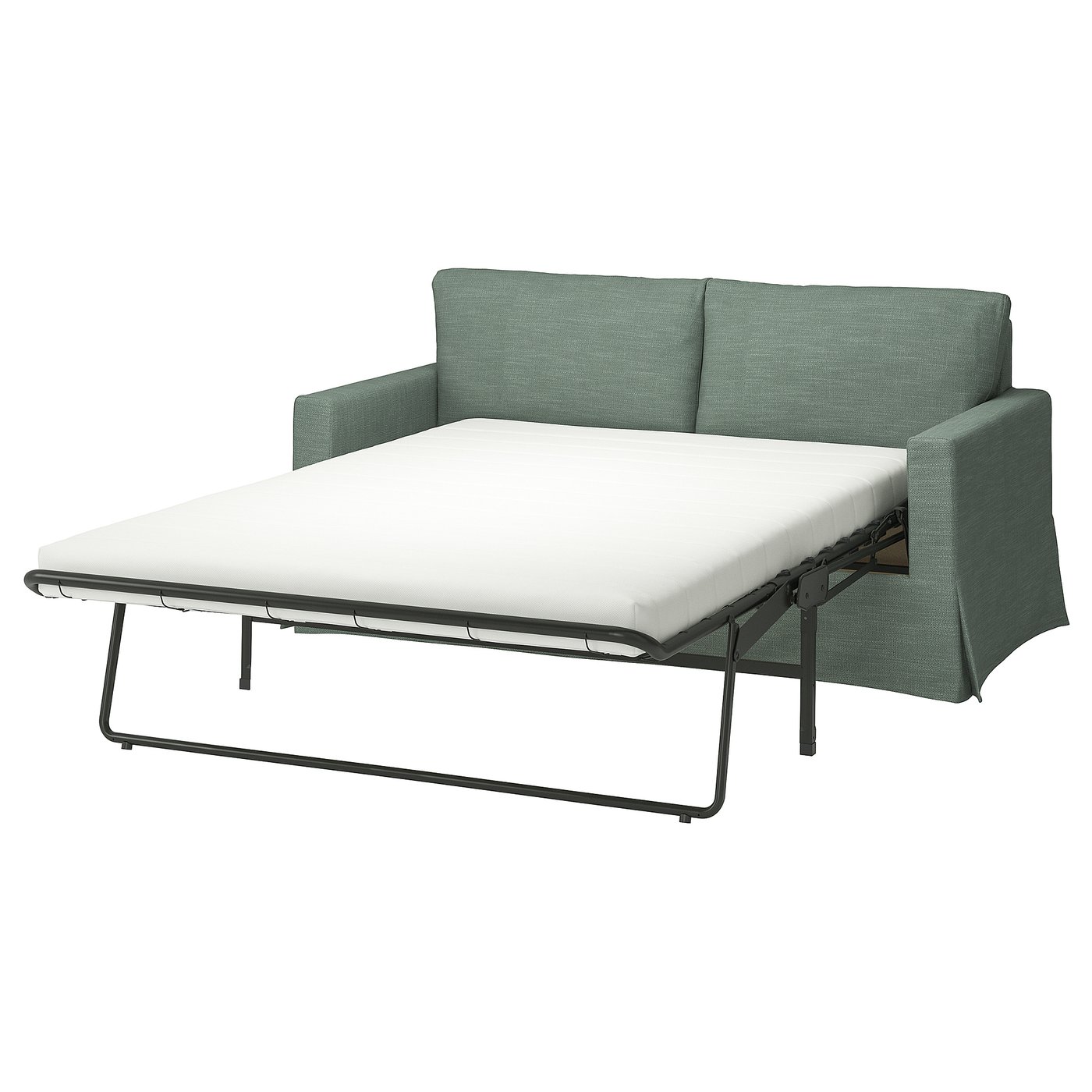 HYLTARP 2 seat sofa bed Hemmesta grey green IKEA Germany