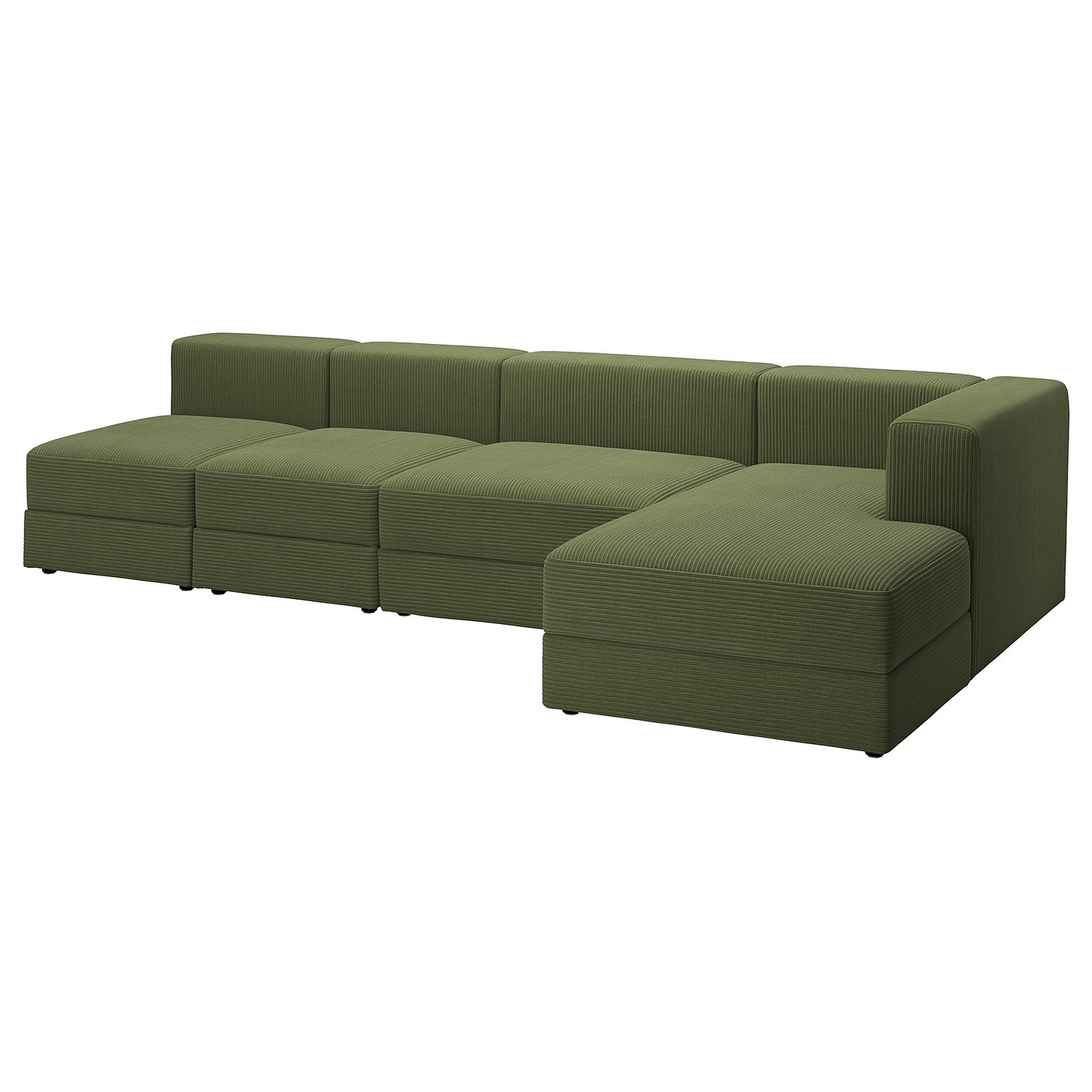 JATTEBO 4 5 seat mod sofa w chaise longue right Samsala dark yellow green IKEA Germany