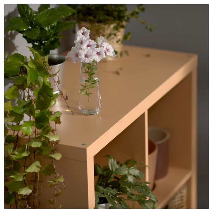 KALLAX shelving unit, light orange, 77x77 cm - IKEA Germany