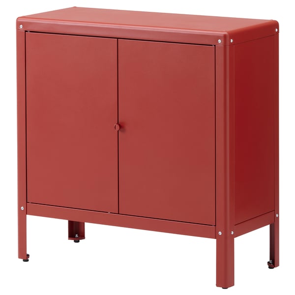 Ikea Red Storage Cabinet