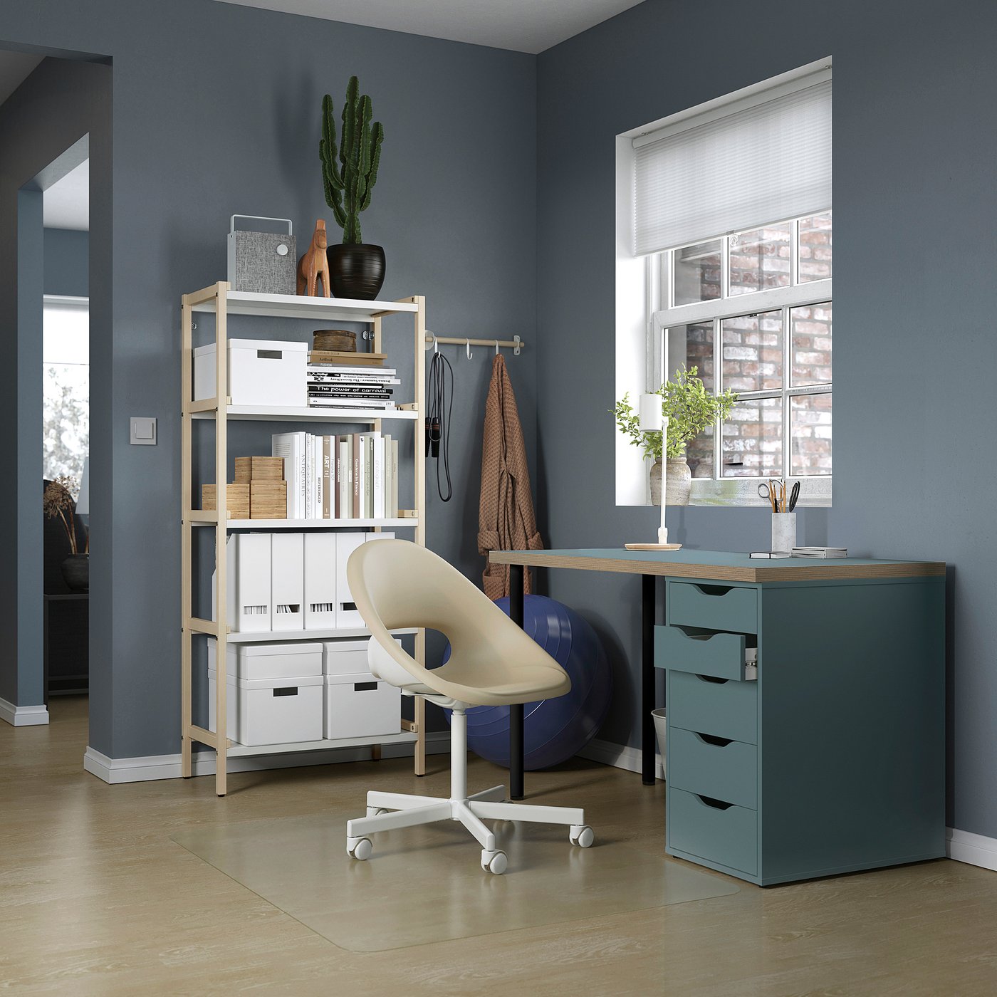 Alex desk ikea grey store