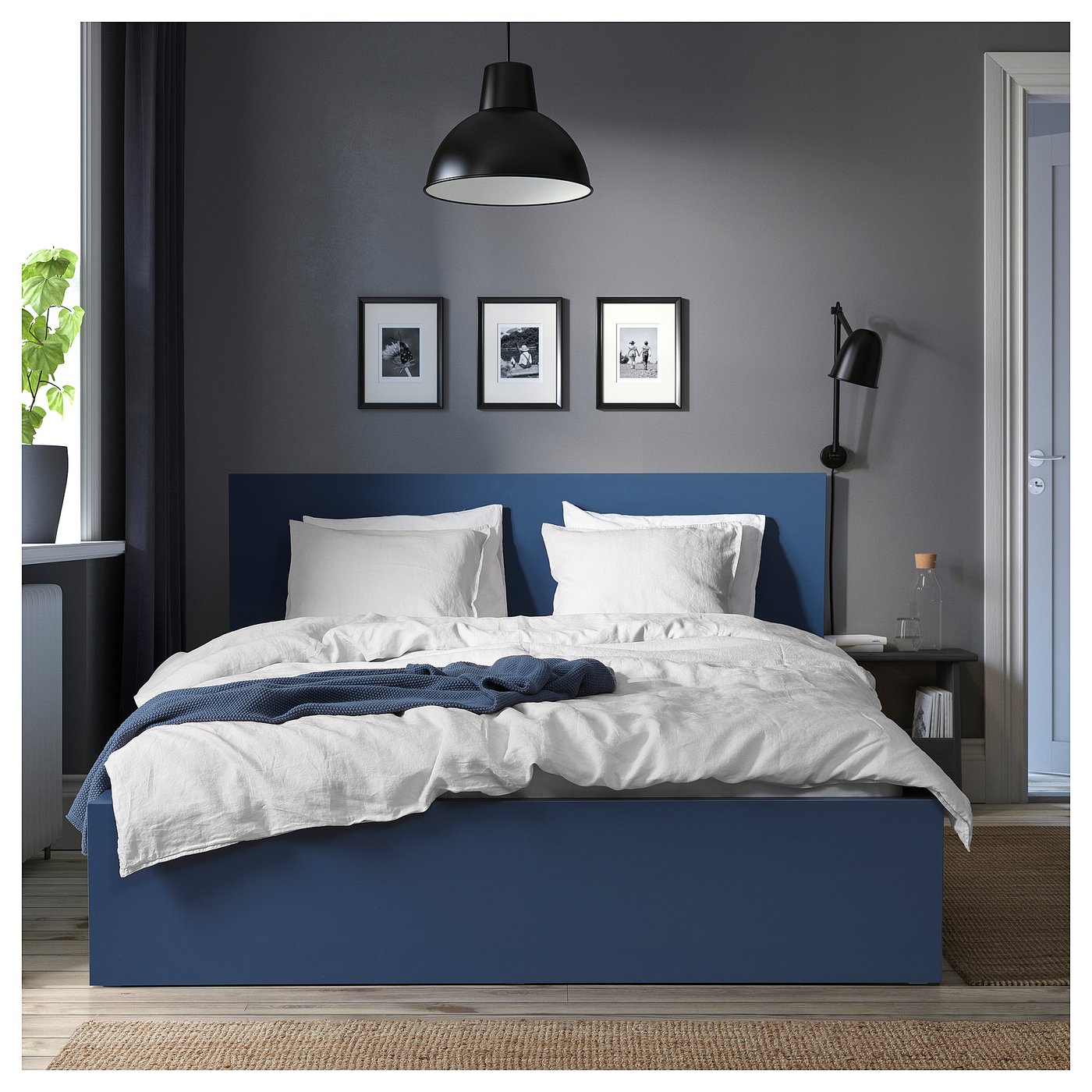 Ikea malm queen size bed frame store