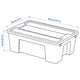 SAMLA box with lid, transparent, 39x28x14 cm/11 l - IKEA Germany