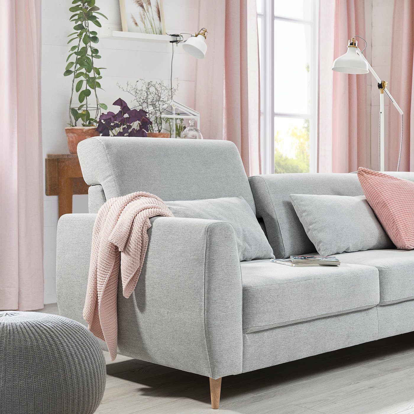 Extra long chaise sofa store