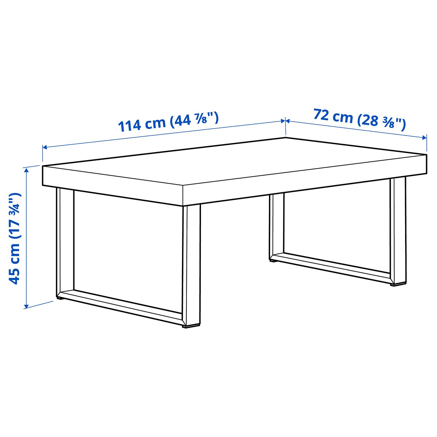 Ikea lack coffee table dimensions store
