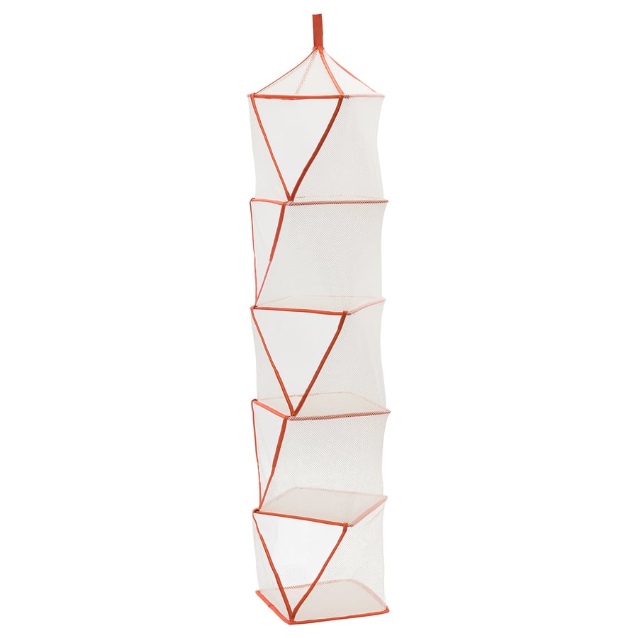 TIGERFINK storage with 5 compartments, beige/orange - IKEA Germany