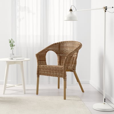 AGEN Stol, rotting, bambus - IKEA