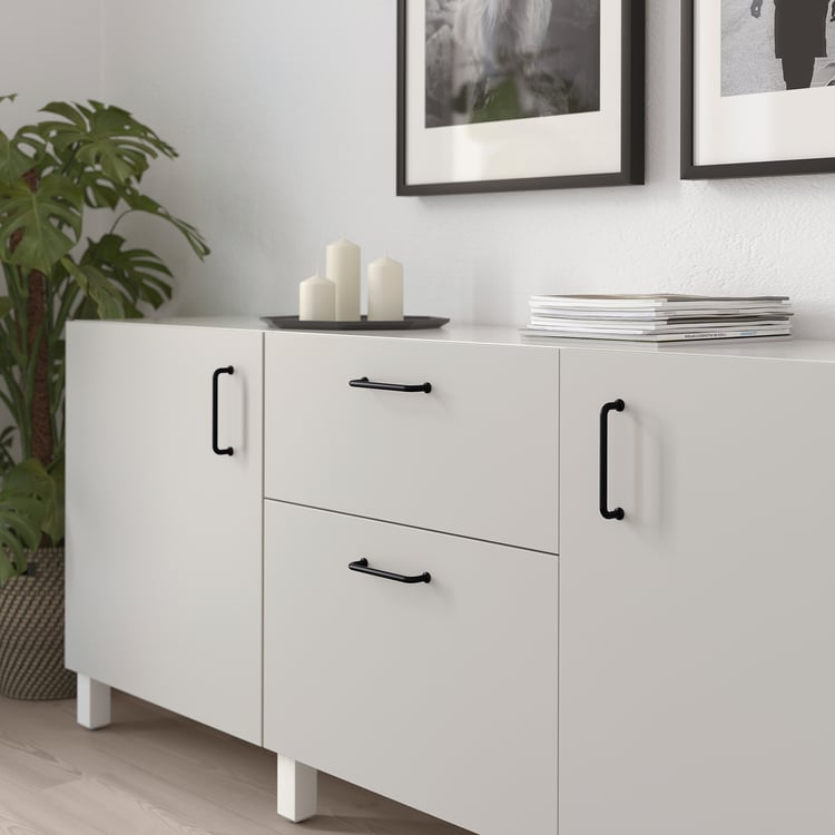 BAGGANÄS greb, sort, 143 mm - IKEA