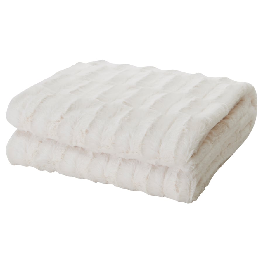 BLÅREGN Plaid, hvid, 130x170 cm - IKEA