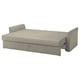 HOLMSUND 3-pers. sovesofa, Borgunda beige - IKEA