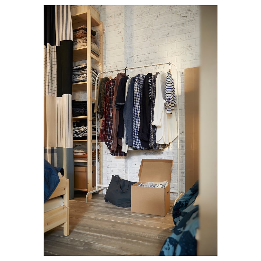MULIG Garderobestativ, hvid, 99x46 cm - IKEA