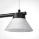 SAMBORD loftlampe med 3 lamper, sort/hvid - IKEA