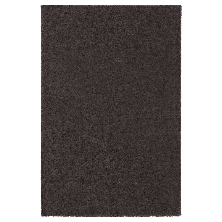 STOENSE Tæppe, kort luv, mellemgrå, 200x300 cm - IKEA