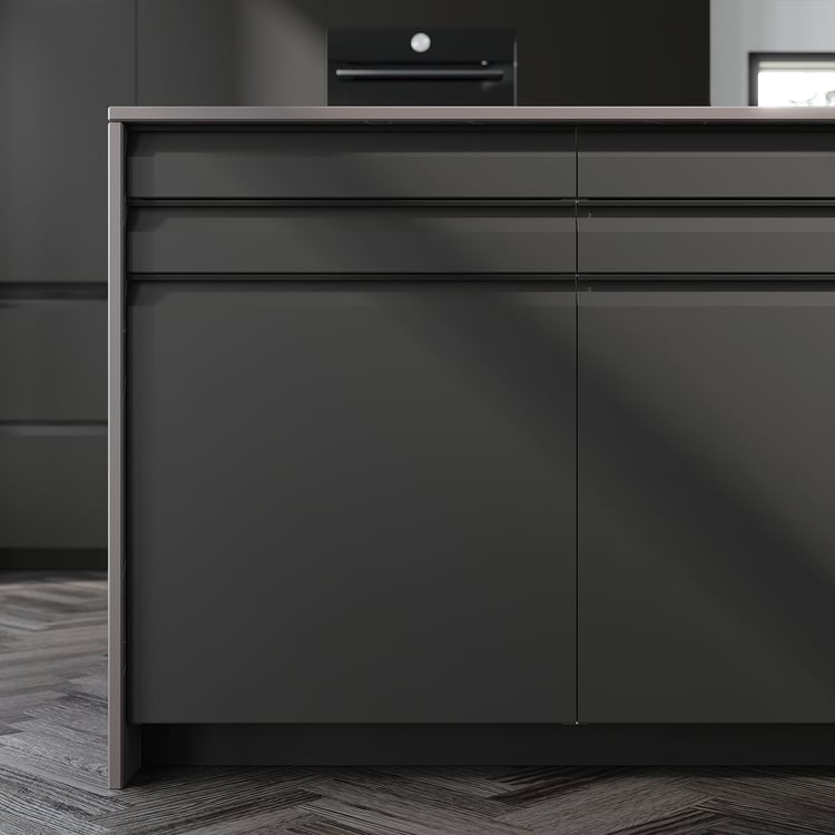 UPPLÖV låge, mat overflade antracit, 60x120 cm - IKEA