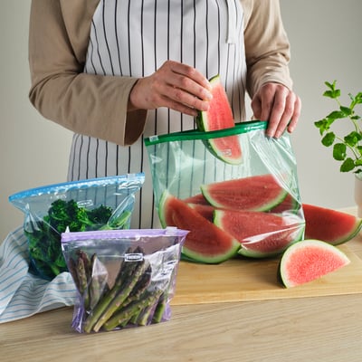 ISTAD resealable bag, with slider/mixed colours, 1/2/4 l - IKEA Estonia