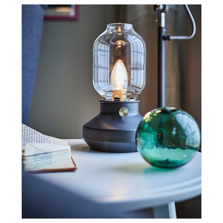 TÄRNABY table lamp, dimmable anthracite, 25 cm - IKEA Estonia