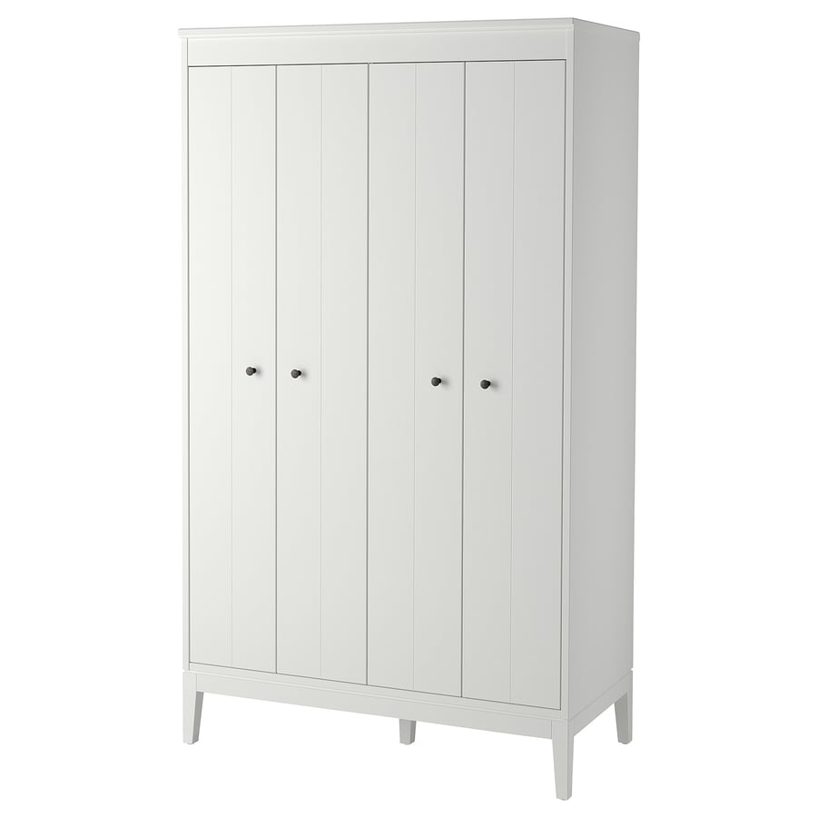IDANÄS riidekapp, valge, 121x211 cm - IKEA Eesti