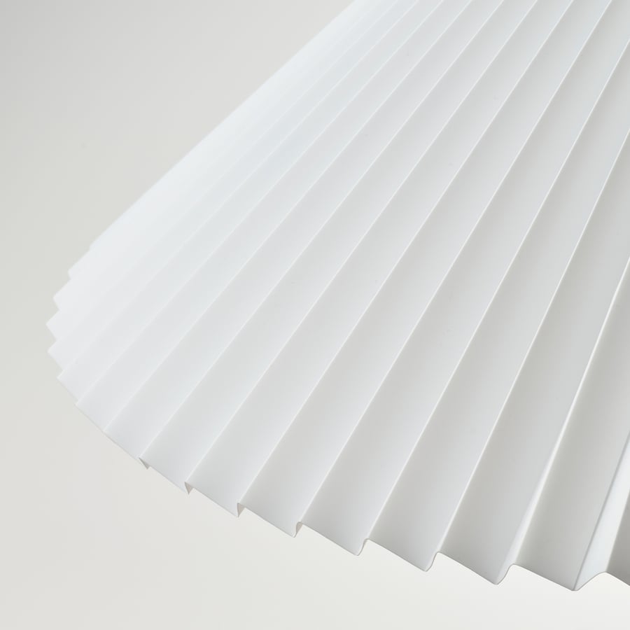 KUDDLAVA / HAVSDJUP laelamp, plisseeritud valge, 59 cm - IKEA Eesti