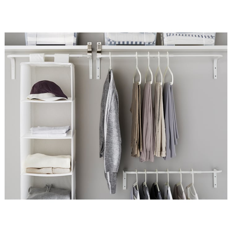 MULIG riidepuutoru, valge, 60-90 cm - IKEA Eesti