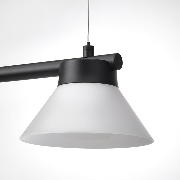 SAMBORD 3 lambiga laelamp, must/valge - IKEA Eesti