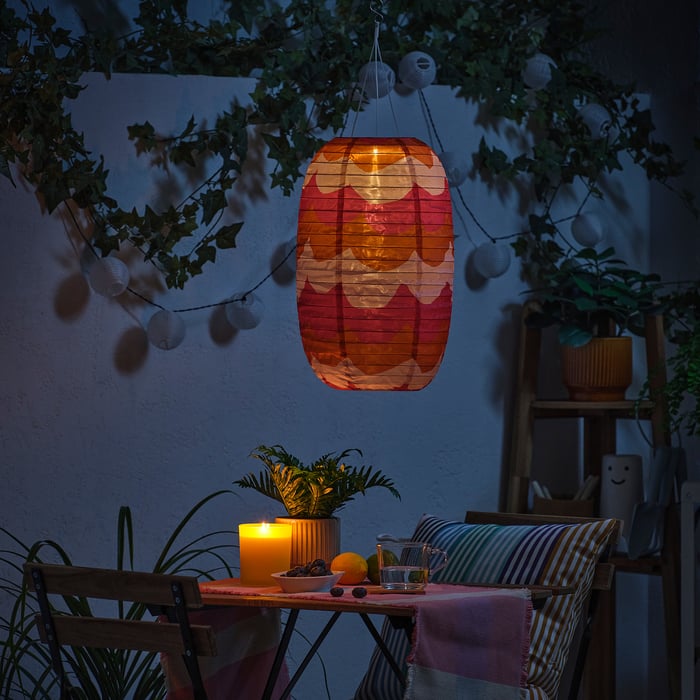 SOLVINDEN laelamp, lainekujuline päikesepatareiga/erinevad värvid, 43 ...