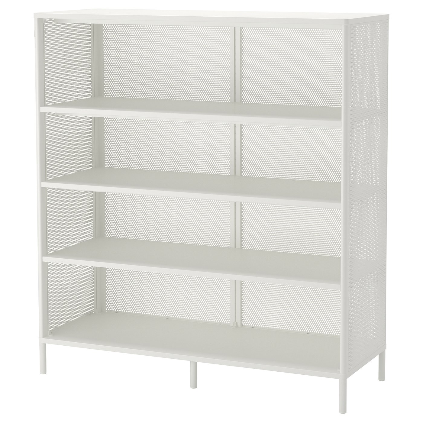 BEKANT وحدة أرفف, أبيض, 121x134 سم - IKEA BEKANT وحدة أرفف, أبيض, 121x134 سم - IKEA