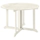 BONDHOLMEN table, outdoor, white/beige, 108 cm - IKEA