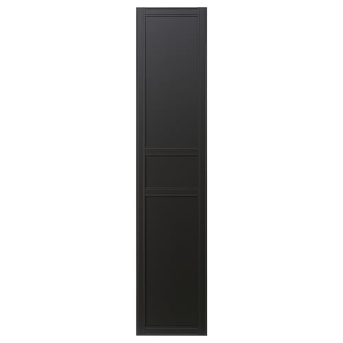 FLISBERGET door with hinges, anthracite, 50x229 cm - IKEA