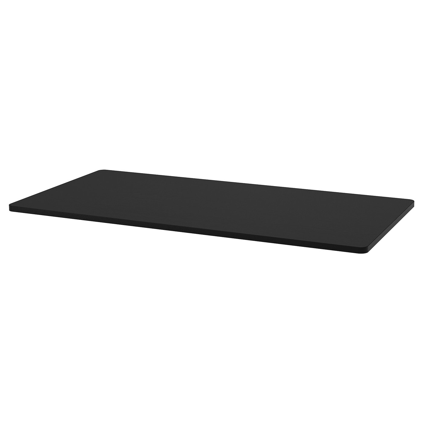 IDÅSEN table top, black, 140x70 cm - IKEA
