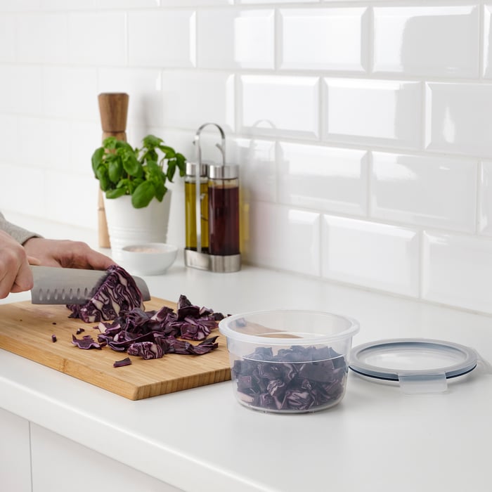 IKEA 365+ food container, round/plastic, 750 ml - IKEA