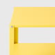 KNARREVIK bedside table, bright yellow, 42x34 cm - IKEA