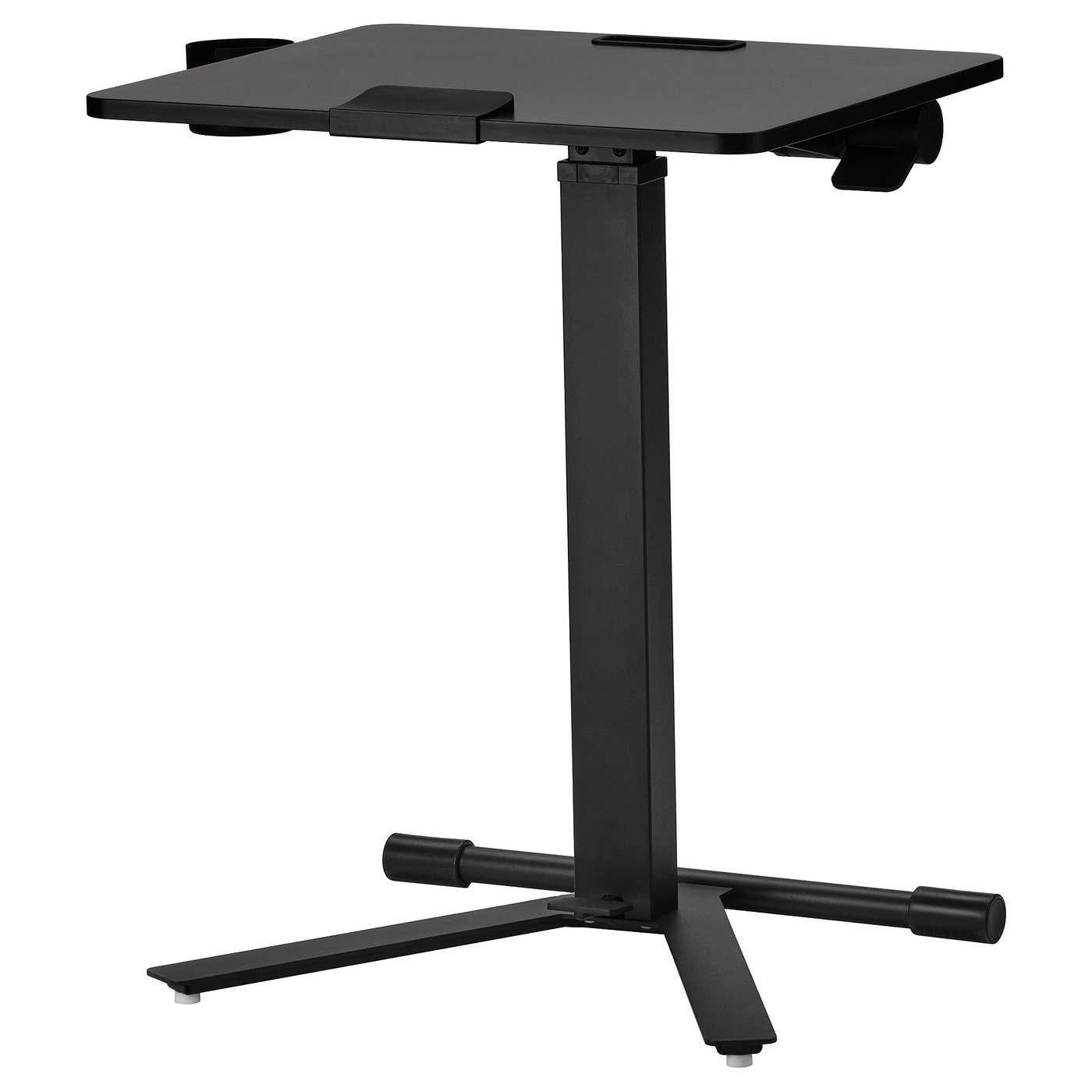 MITTZON laptop table with castors, black, 66x50 cm - IKEA
