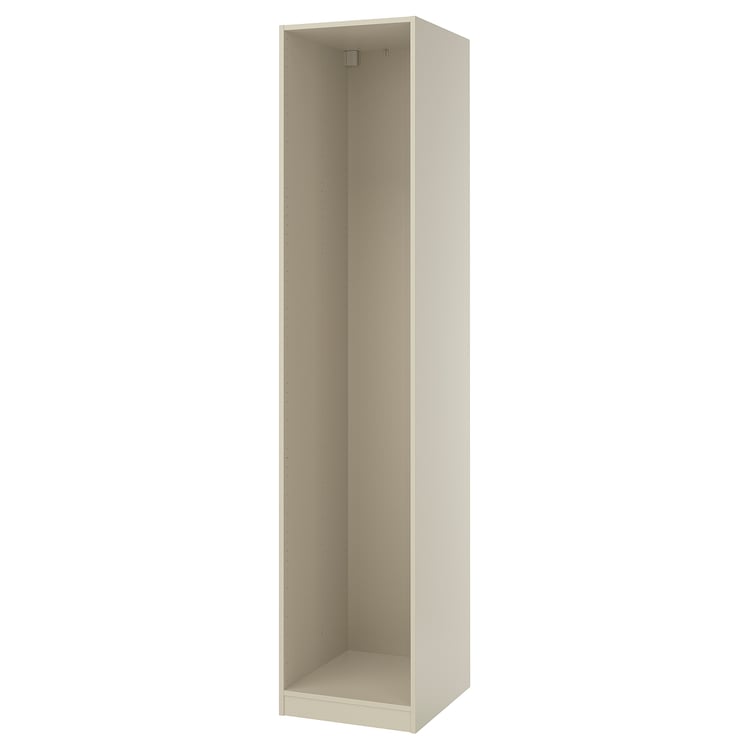 PAX wardrobe frame, grey-beige, 50x58x236 cm - IKEA