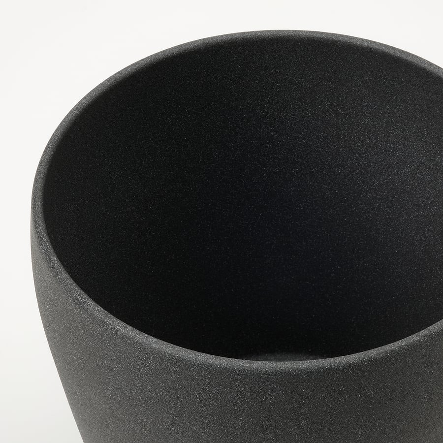 PERSILLADE plant pot, dark grey, 15 cm - IKEA