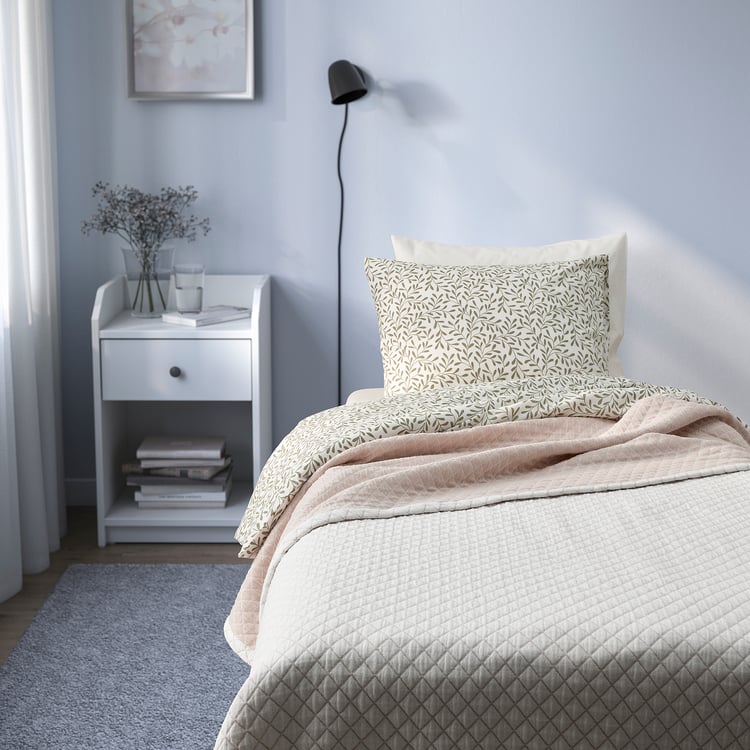 PRAKTVIAL bedspread, off-white, 160x250 cm - IKEA