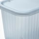 RYKTA storage box with lid, transparent grey-blue, 12x18x12 cm/1.5 l - IKEA