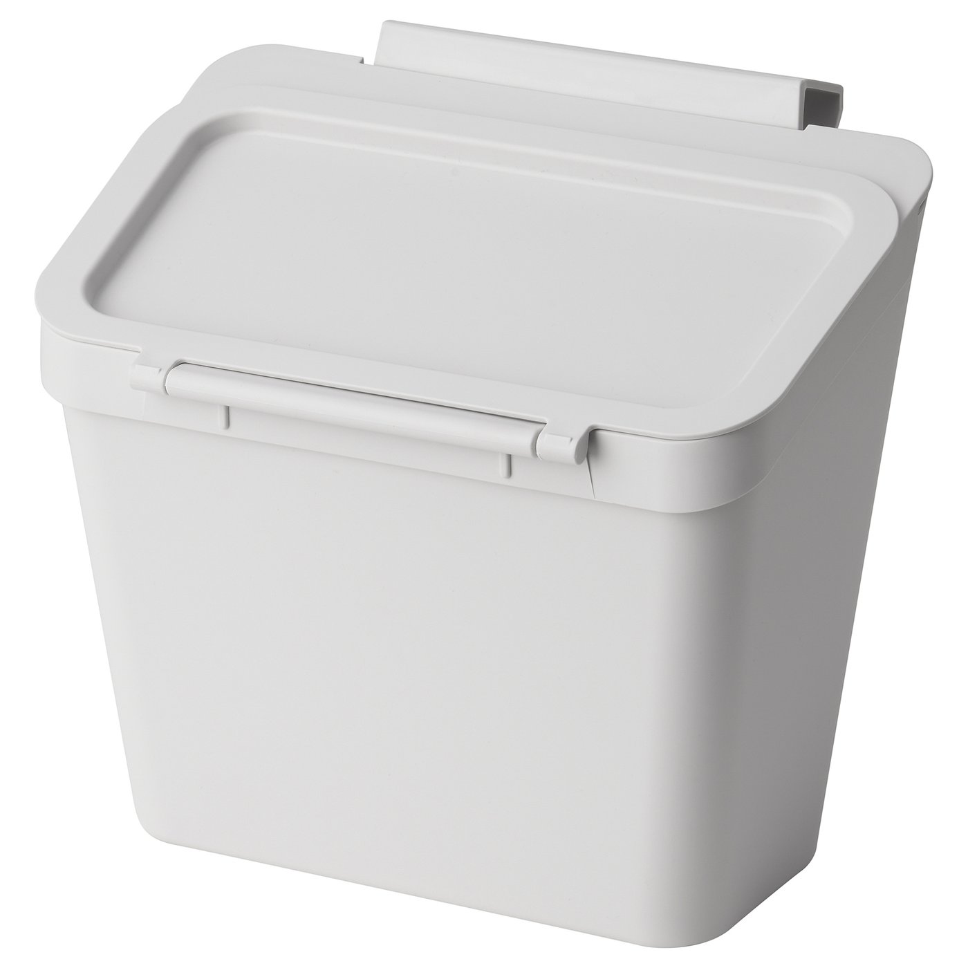 SKOLÄST waste bin for cabinet with door, light grey, 3.3 l - IKEA