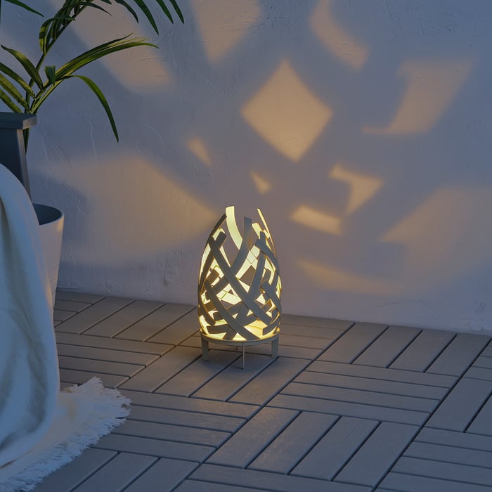 Solvinden مصباح طاولة Led يعمل بالبطاريةخارجي 30 سم Ikea