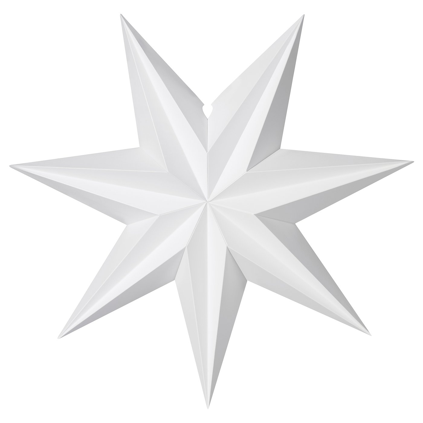 STRÅLA lamp shade, 3D-shapes/star-shaped white, 70 cm - IKEA