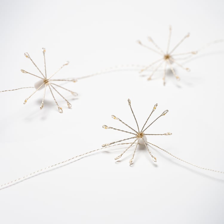 STRÅLA LED lighting chain with 10 lights, sparkler/battery-operated - IKEA