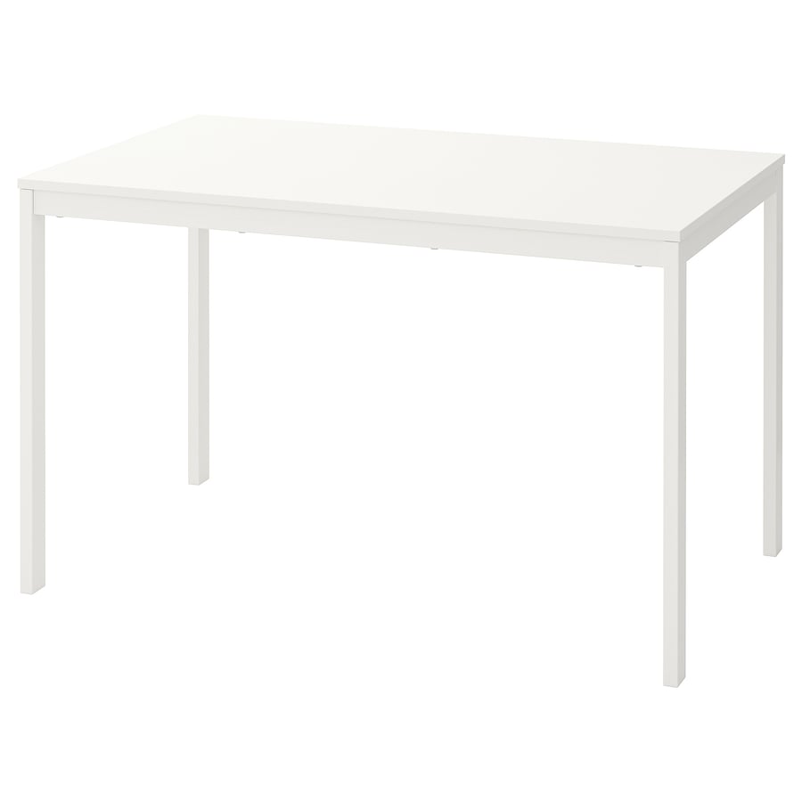 VANGSTA extendable table, white, 120/180x75 cm - IKEA