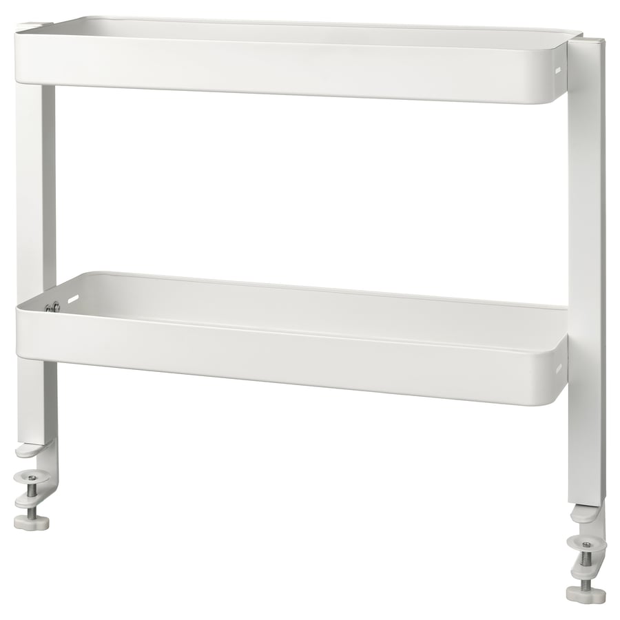 VATTENKAR desktop shelf, white, 49x15 cm - IKEA