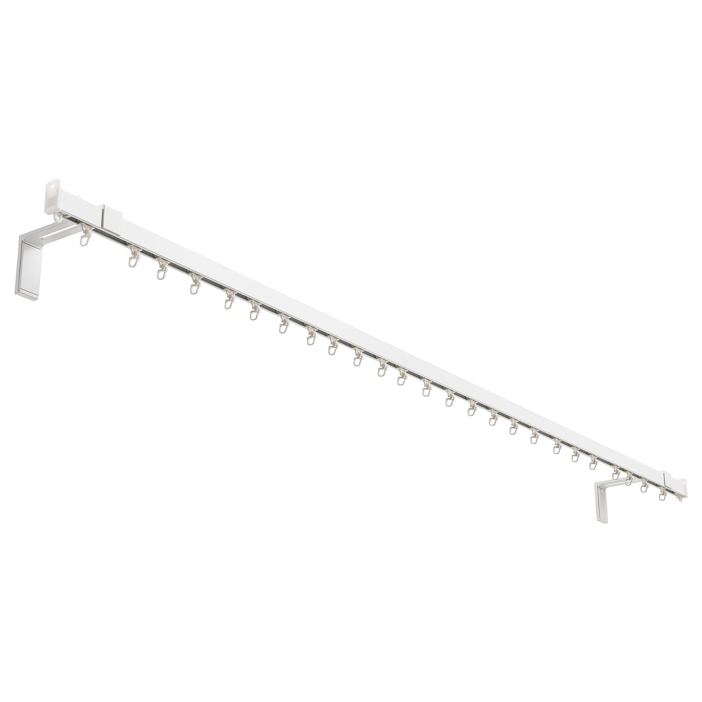 VIDGA single track set for wall, white - IKEA