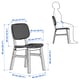 Buy VOXLOV Chair, Light Bamboo Online Egypt - IKEA