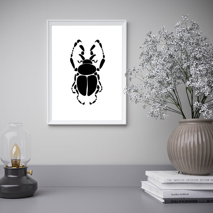 BILD Pòster, Insecte negre, 30x40 cm - IKEA