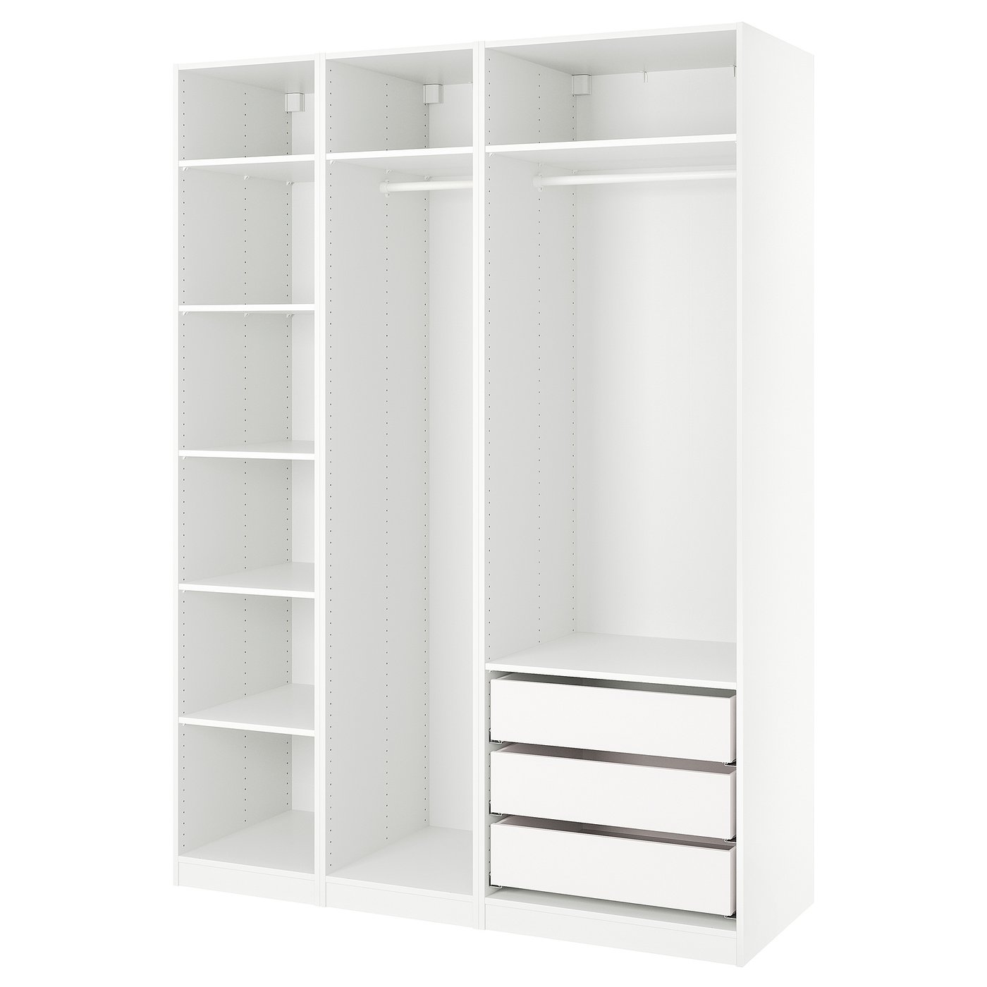 PAX armari, blanc, 175x58x236 cm - IKEA
