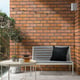 TOFTÖ funda de coixí, negre exteriors/interior, 50x50 cm - IKEA